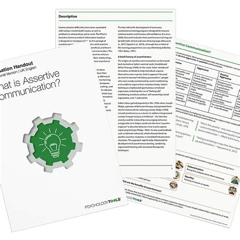 What Is Assertive Communication Psychology Tools