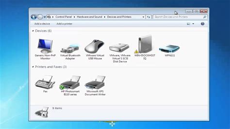 Remove Printer Windows 7