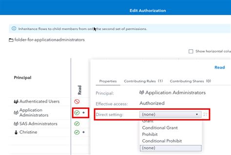 How To Remove A Principal From A Sas Content Folder Permission