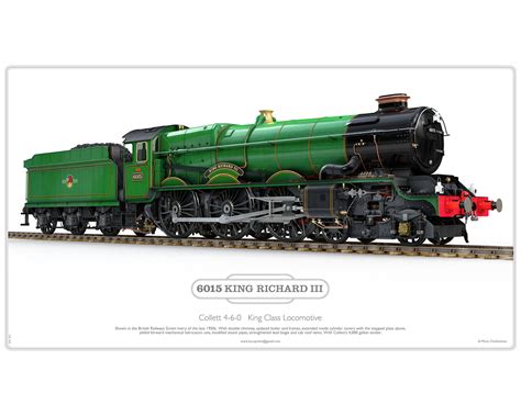 Gwr King Class Steam Locomotive Etsy