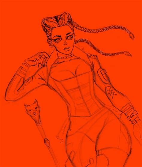 Loba Sketch R Apexlegends