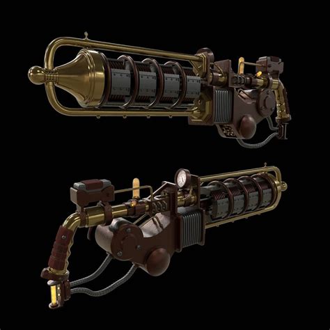 Steampunk Weapon Model Turbosquid 1973704