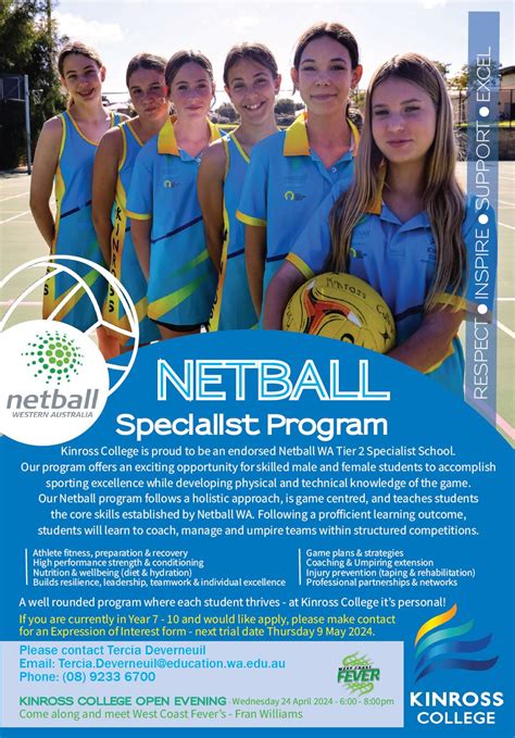 Netball Academy Kinross College