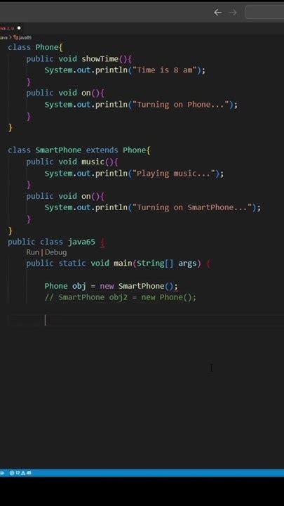 Day 65 Dynamic Method Dispatch In Java Java Shorts Short