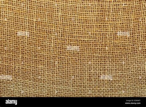 Natural Burlap Sacking Or Sackcloth Texture Pattern As Background Stock