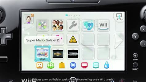Super Mario Galaxy Menu