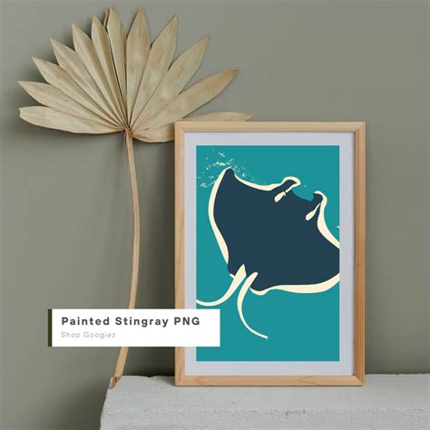 Stingray Png Stingray Art Stingray Wall Art Stingray Art Eps