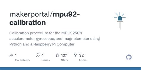 mpu92 calibration mpu9250 i2c py at main · makerportal mpu92