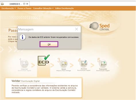 C1322 Sped Ecd Bloco C Como Recuperar Arquivo Anterior No Pge