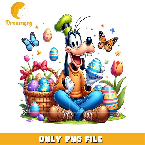 Goofy Easter Png Disney Easter Bunny Illustration Dreamsvg Store