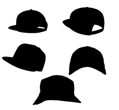 Premium Vector Silhouette Set Of Baseball Cap