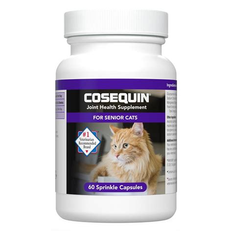 Cosequin Senior Joint Health Supplement For Cats 60 Sprinkle Capsules