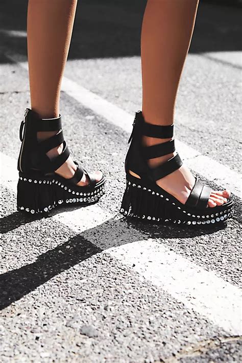 Compass Fringe Wedge Free People