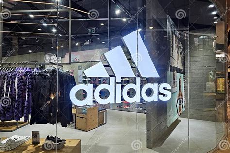 Adidas Sign In Window Display It Is A German Athletic Apparel And