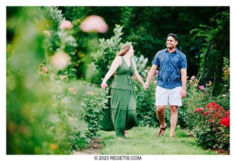 Payton And Sanket A Blossoming Love At Bon Air Rose Garden Arlington