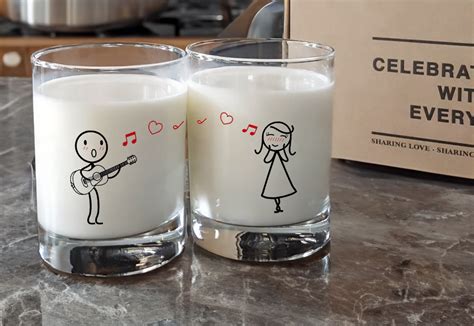 Boldloft Couple Drinking Glasses Unique Couple Ts For Him And Her
