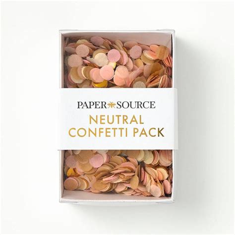 Neutral Confetti Pack Paper Source