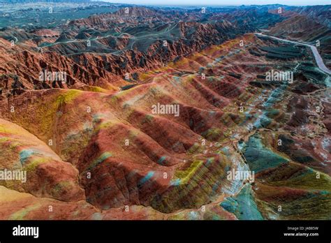 Le Géoparc National Zhangye Banque De Photographies Et Dimages à Haute Résolution Alamy