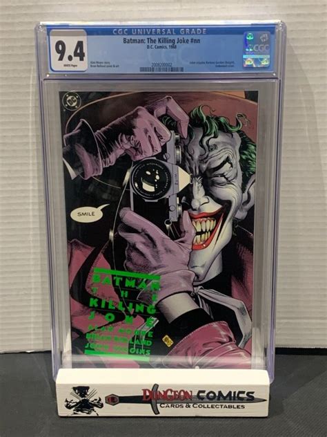 Batman The Killing Joke Cgc 9 4 Joker Cripples Barbara Gordon Dc 1988