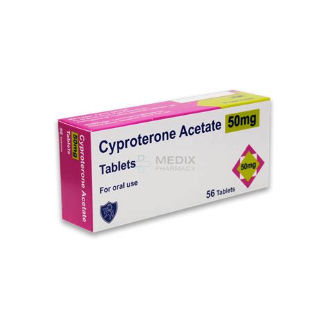 Cyproterone Acetate Tab 50mg Clear Chemist