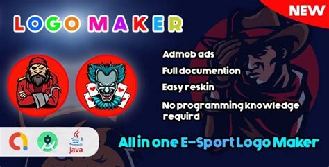 E Sport And All In One Logo Maker App Source Code Clean Codz