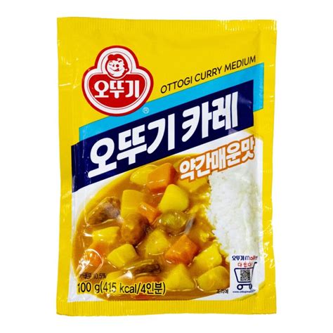 Ottogi Curry Medium 100gr Curry En Polvo Asiaon Mart