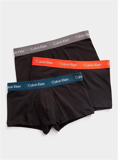 Cotton Stretch Colourful Waist Boxer Briefs 3 Pack Calvin Klein