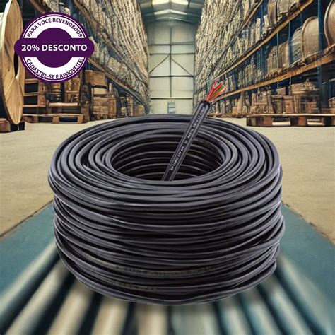 Cabo Telefônico Ctp Apl 10 Pares Alta Qualidade Para Redes Externas