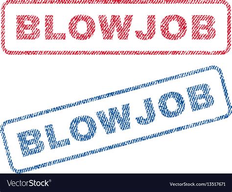 Blowjob Textile Stamps Royalty Free Vector Image
