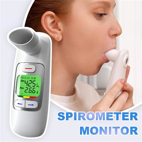 Smart Personal Portable Spirometer Smpf 2d Peak Flow Meter Digital Home