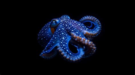 Download Bioluminescent Octopus Glowing Royalty Free Stock Illustration Image Pixabay
