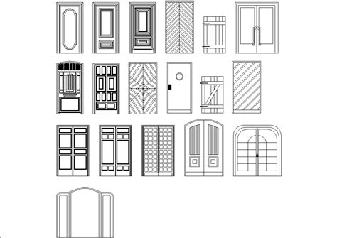 Puertas De Madera Autocad Image To U