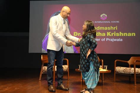 Hosted The Legendary Padmashri Sunitha Krishnan Recently In Pune She Stunned A Jam Packed