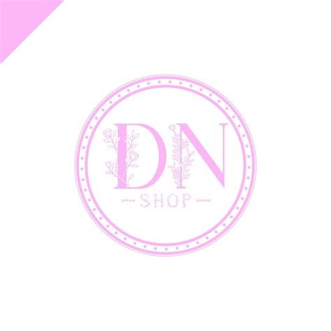 Premium Vector Minimalist Initials Dn Beauty Logofloral Logosalon Logo Minimalist