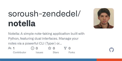 Github Soroush Zendedelnotella Notella A Simple Note Taking