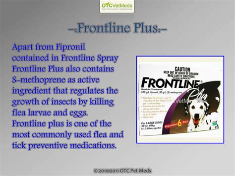 Ppt How Frontline Spray Differs From Frontline Plus Powerpoint