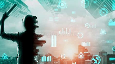 Future Building Construction And Inventive Engineering Project Stock