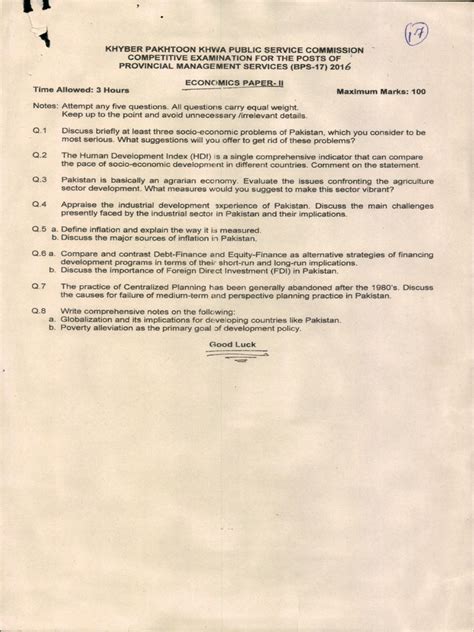 Economic Paper 2 Pdf