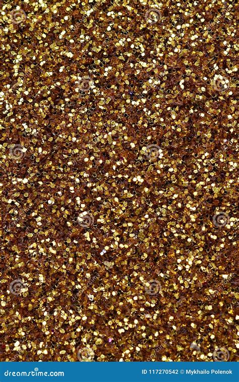 A Huge Amount Of Yellow Decorative Sequins Background Texture With Shiny Small Elements That