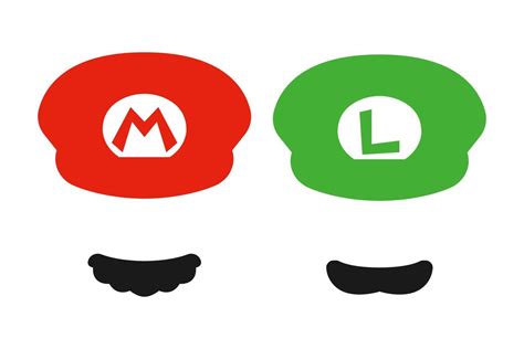 Sombrero Mario Y Luigi 16181256 Vector En Vecteezy