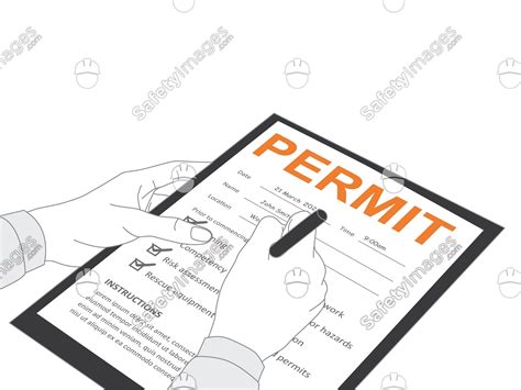 Permit Form Close Up