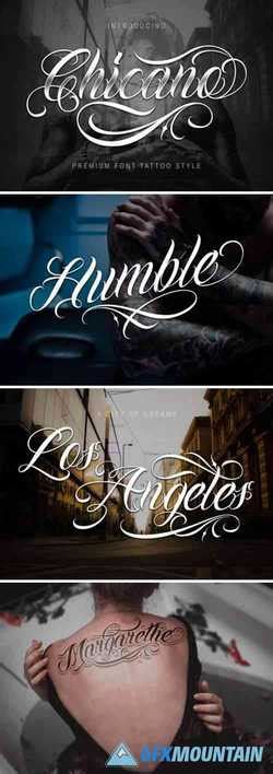 Chicano Tattoo Lettering Fonts
