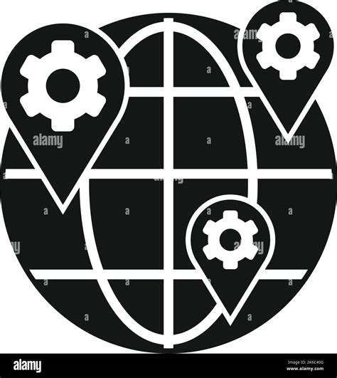 Global Development Icon Simple Vector Eco Earth Eco Recycle Stock