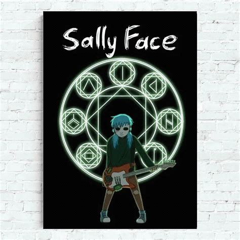Game Sally Face Poster Home Office Wall Bedroom Living Room Kitchen