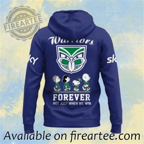 New Zealand Warriors X Peanuts 2026 Edition Hoodie Shirt