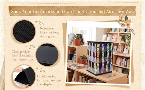 Faccito Bookmark Display Stand Double Sided Portable