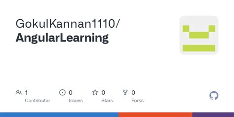 github gokulkannan1110 angularlearning