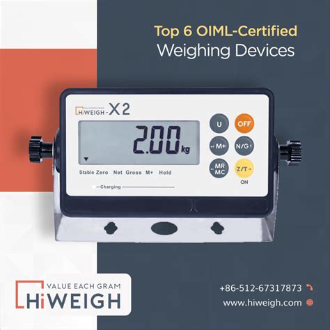 Which Are The Top OIML Certified Weighing Devices