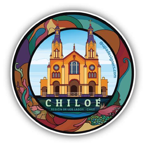 Sticker Iglesia De Chiloé — Mappin