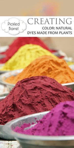 Creating Color Natural Dyes Made From Plants Örgü Desenleri Kendin